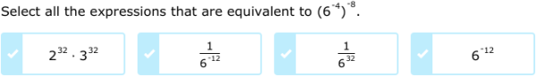 IXL - Identify equivalent expressions involving exponents (Class VIII ...