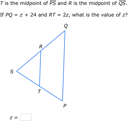 IXL - Midsegments of triangles (Class IX maths practice)