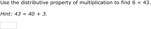 IXL - Multiply using the distributive property (Class III maths practice)