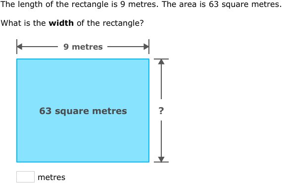 IXL - Find the missing side length of a rectangle (Class III maths ...