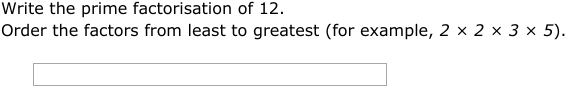 IXL - Prime factorisation (Class VI maths practice)