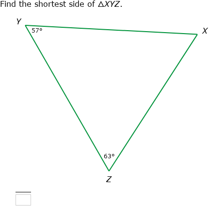IXL - Angle-side relationships in triangles (Class IX maths practice)