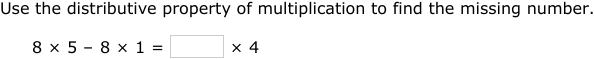 IXL - Distributive property: find the missing factor (Class III maths ...