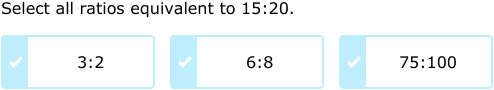 IXL - Identify equivalent ratios (Class VII maths practice)