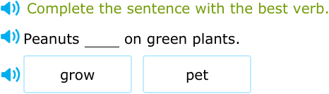 IXL - Use action verbs (Class I English practice)