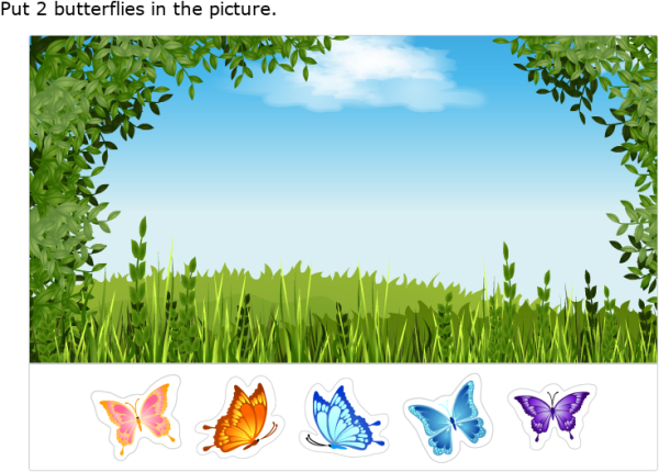 IXL - Count using stickers - up to 3 (Upper kindergarten maths practice)