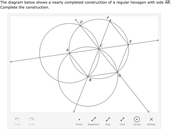 IXL - Construct an equilateral triangle or regular hexagon (Class VII maths practice)