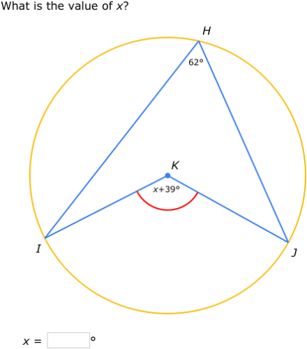 IXL - Inscribed angles (Class X maths practice)