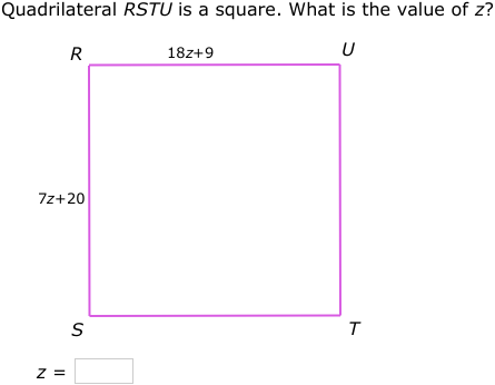IXL - Properties of squares and rectangles (Class IX maths practice)
