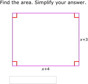 IXL - Multiply polynomials to find area (Class VIII maths practice)