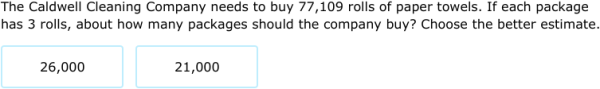 IXL - Estimate to solve word problems (Class VII maths practice)