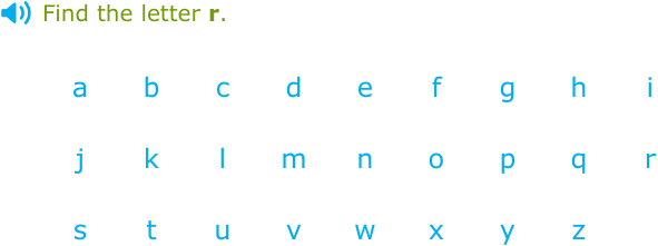 IXL - Find the letter in the alphabet: lowercase (Lower kindergarten ...