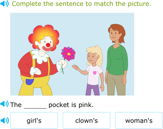 IXL - Select the possessive noun that matches the picture (Class I ...