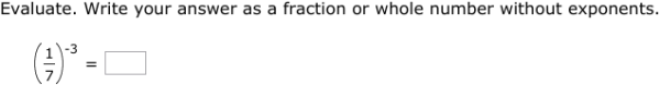 Ixl Evaluate Powers With Negative Exponents Class Viii Maths Practice