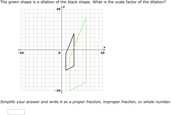 IXL - Dilations: scale factor and classification (Class X maths practice)