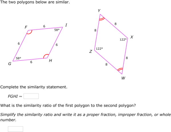 IXL - Similarity statements (Class X maths practice)