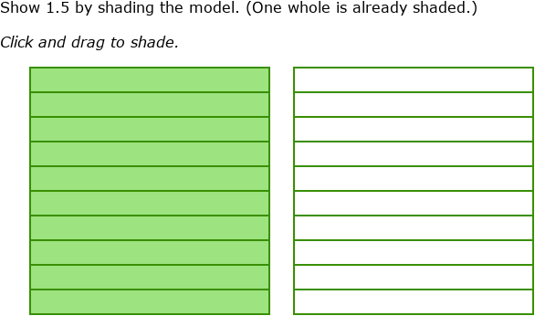 IXL - Model decimals and fractions (Class V maths practice)