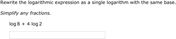 IXL - Properties of logarithms: mixed review (Class IX maths practice)