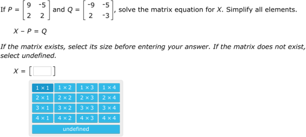 IXL - Solve matrix equations (Class XII maths practice)