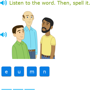 IXL - Spell the short vowel word (Class I English practice)