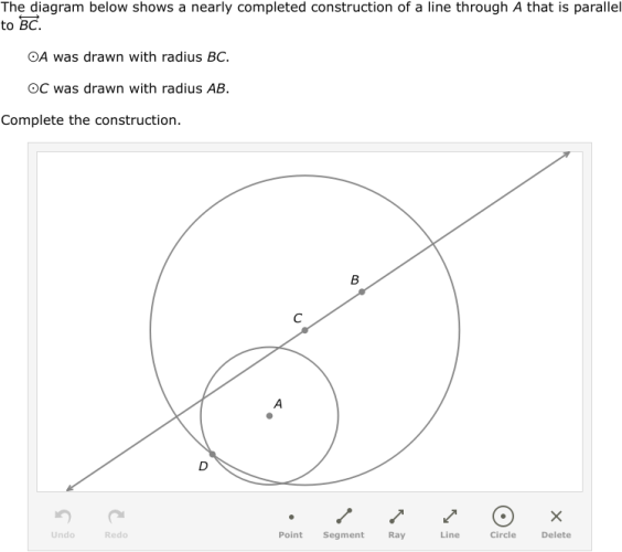 IXL - Construct parallel lines (Class VIII maths practice)