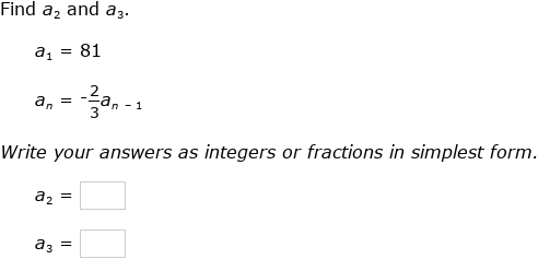 IXL - Sequences: mixed review (Class XI maths practice)