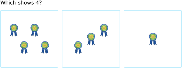 IXL - Represent numbers - up to 5 (Lower kindergarten maths practice)