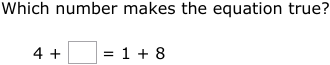 IXL - Balance addition equations - one digit (Class II maths practice)