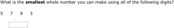 IXL - Largest/smallest number possible (Class III maths practice)