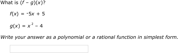 IXL - Add and subtract functions (Class XI maths practice)