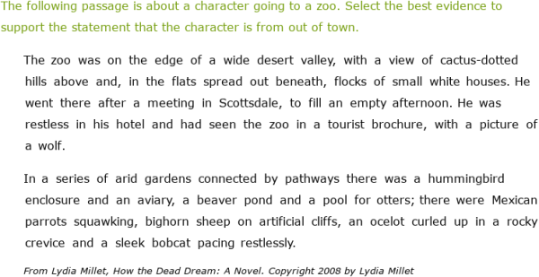 IXL - Identify supporting details in literary texts (Class VII English ...