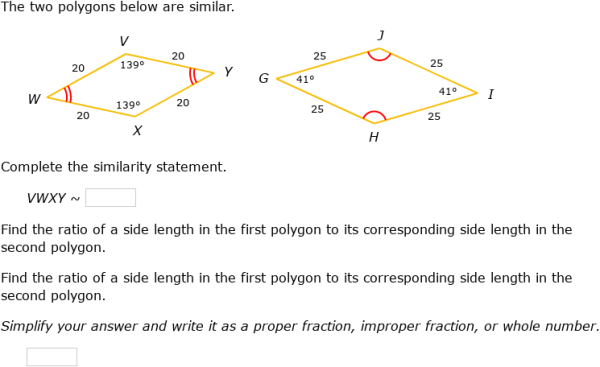 IXL - Similarity statements (Class X maths practice)