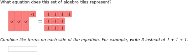 IXL - Model and solve equations using algebra tiles (Class VII maths ...