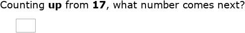 IXL - Count up and down to find the next number - up to 20 (Upper ...