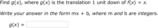 IXL - Transformations of linear functions (Class XI maths practice)
