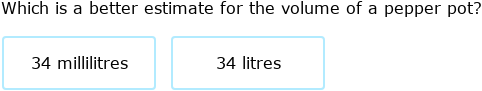 IXL - Estimate metric measurements (Class VI maths practice)