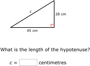 IXL - Pythagoras' theorem: find the length of the hypotenuse (Class VII ...