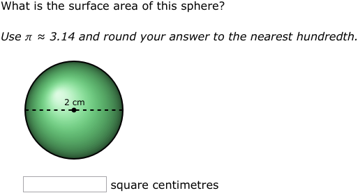 IXL - Surface area and volume of spheres (Class X maths practice)