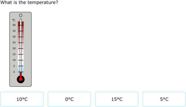 IXL - Read a thermometer (Class III maths practice)