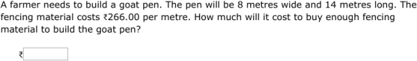 IXL - Use perimeter to determine cost (Class IV maths practice)