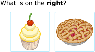 IXL - Left and right (Lower kindergarten maths practice)