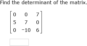 IXL - Determinant of a matrix (Class XII maths practice)