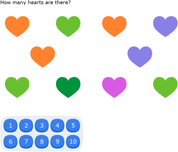 IXL - Count to 10 (Upper kindergarten maths practice)