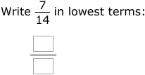 IXL - Write fractions in lowest terms (Class VII maths practice)