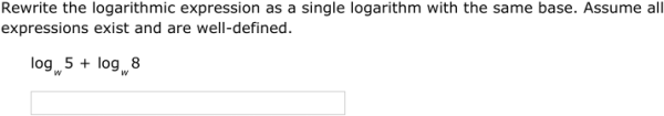 IXL - Product property of logarithms (Class IX maths practice)