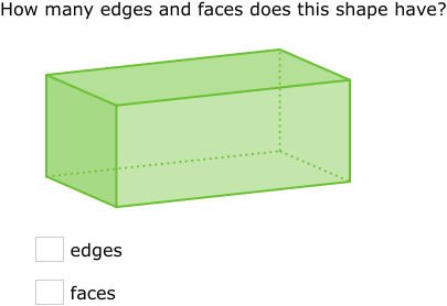 IXL - Count vertices, edges and faces (Class V maths practice)