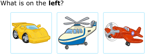 IXL - Left, middle and right (Class I maths practice)