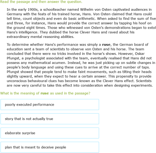 IXL - Use context to identify the meaning of a word (Class XI English ...