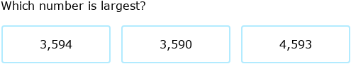 IXL - Compare numbers up to five digits (Class IV maths practice)