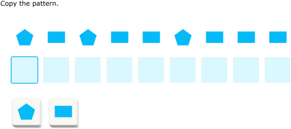 IXL - Growing patterns (Class III maths practice)